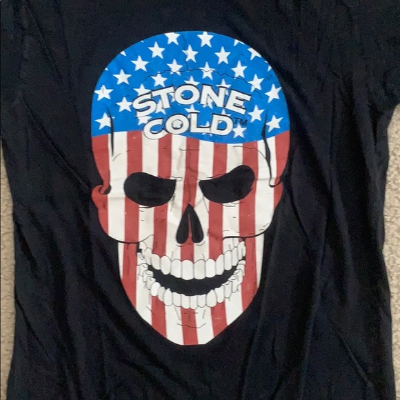WWE | Shirts | Wwe Stone Cold Flag Shirt | Poshmark